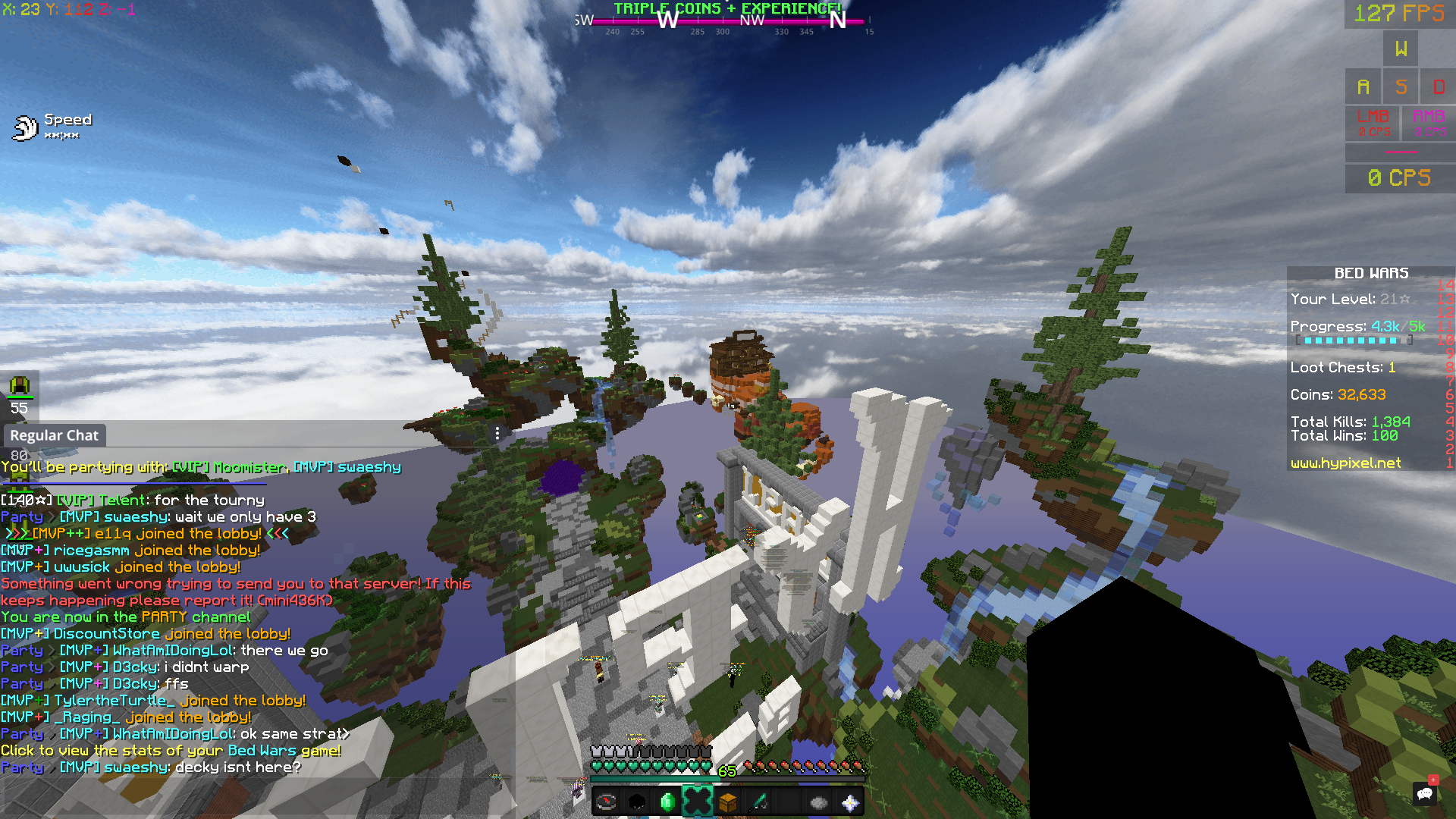 Party thing not working | Hypixel Forums