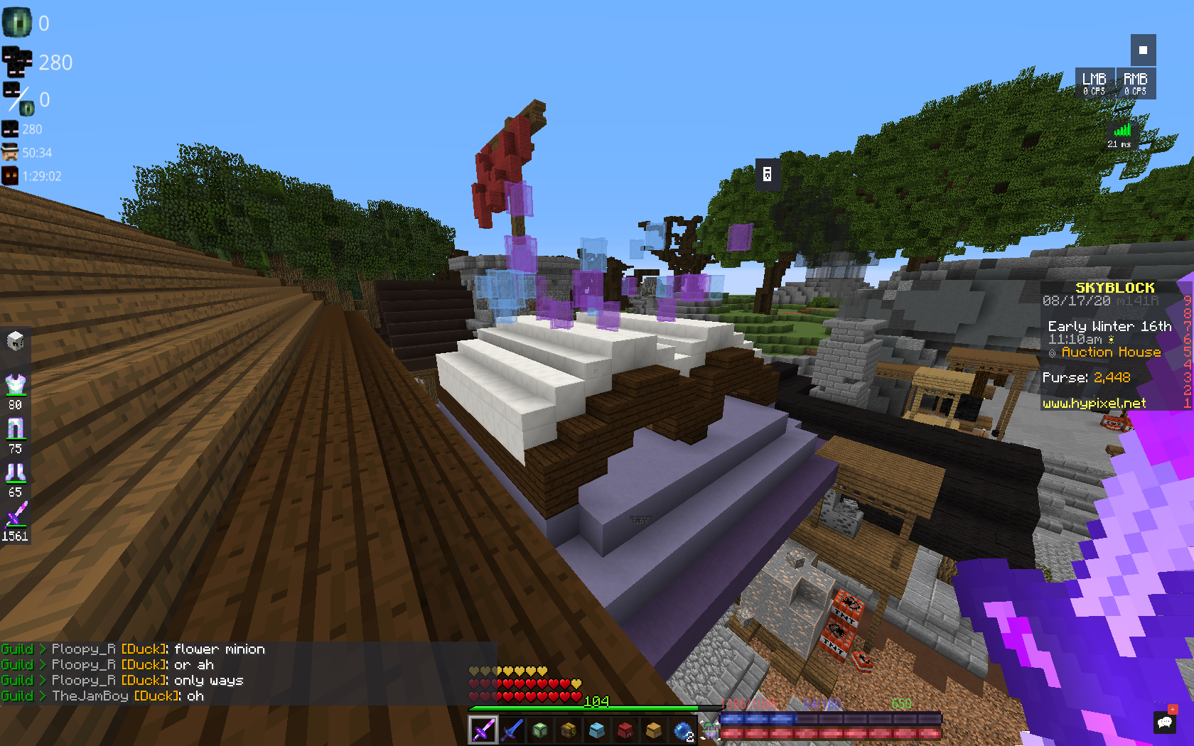 BEHOLD THE NEW PARKOUR : r/HypixelSkyblock