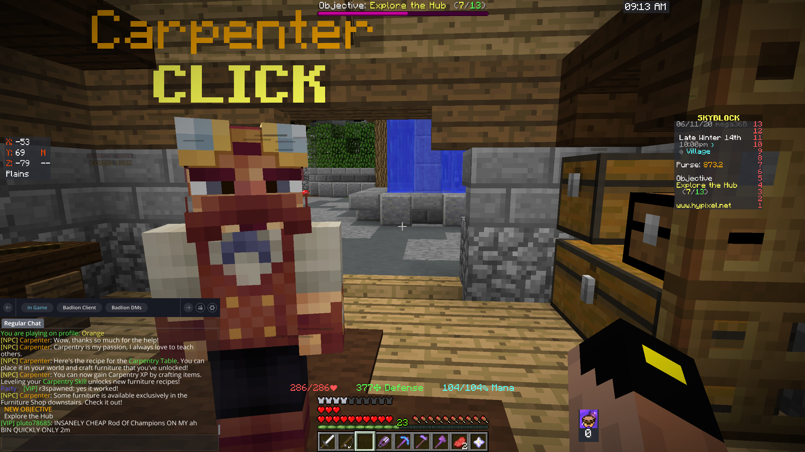 Objective: Give wool to the carpenter (solved) | Page 2 | Hypixel Forums