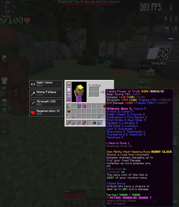 What is the best setup for low cata level?