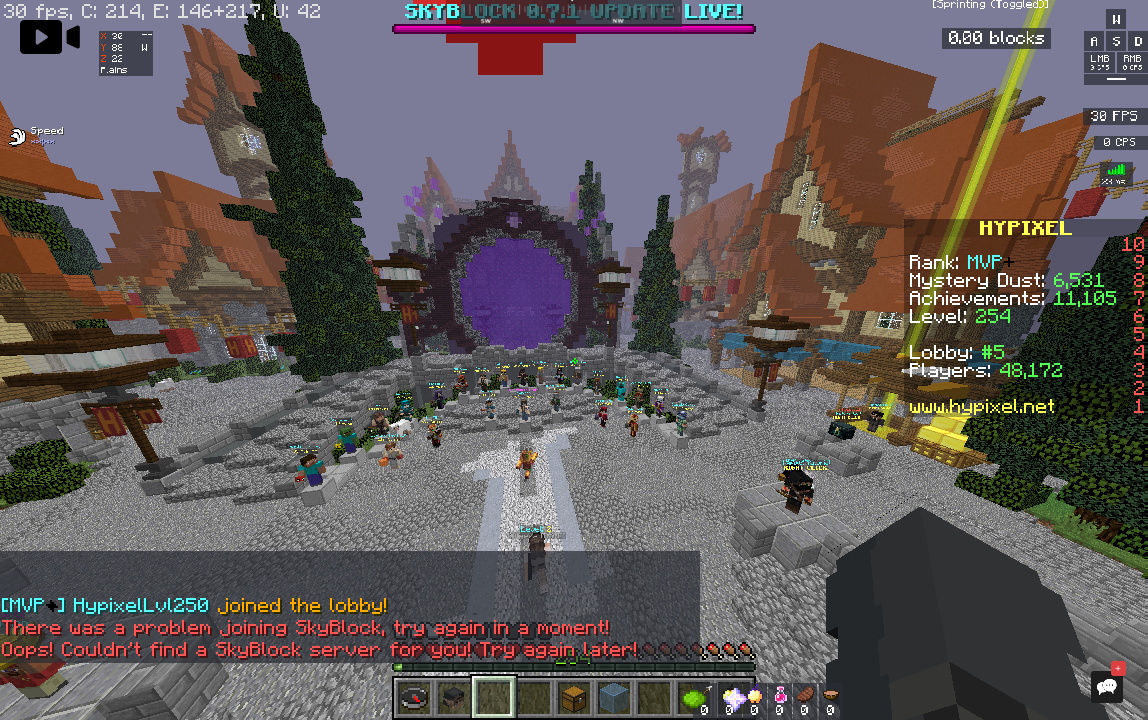 Anyone else unable to join Skyblock? | Page 2 | Hypixel Forums