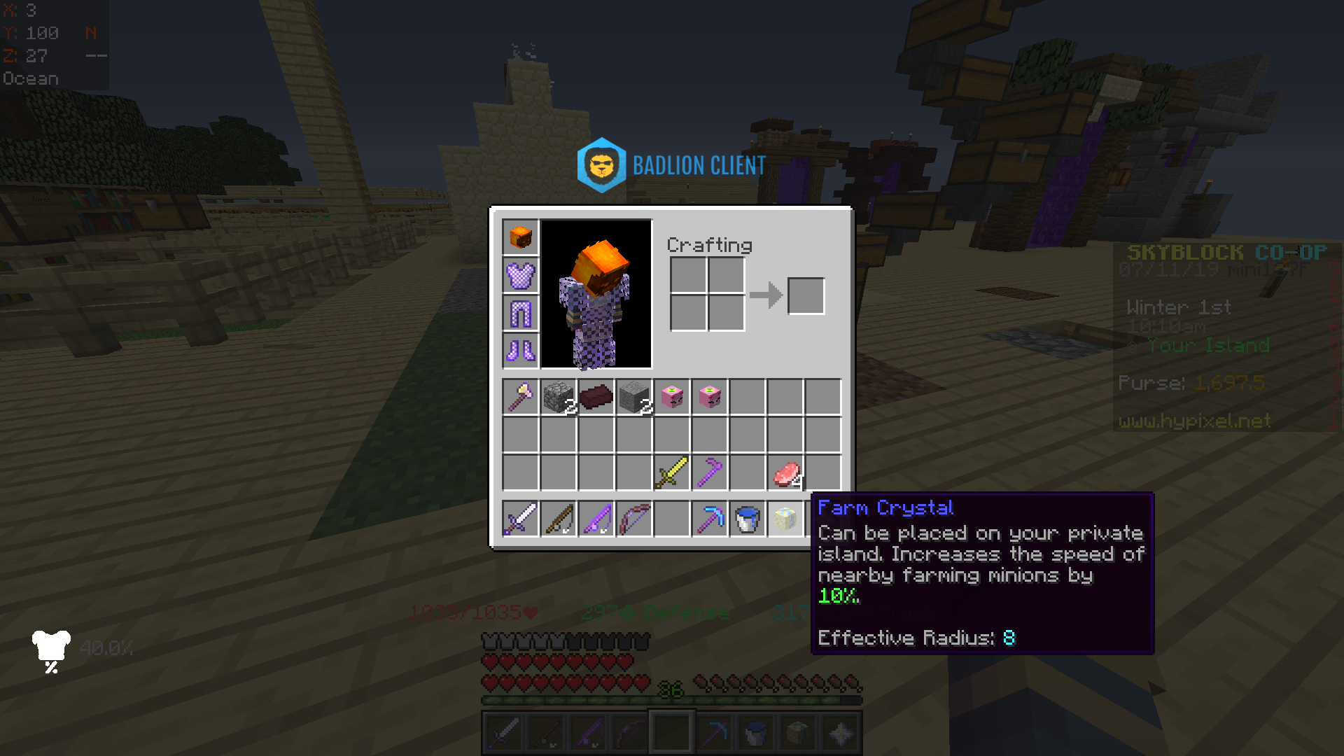 Is the pig minion a farming minion ? Farming crystal | Hypixel Forums