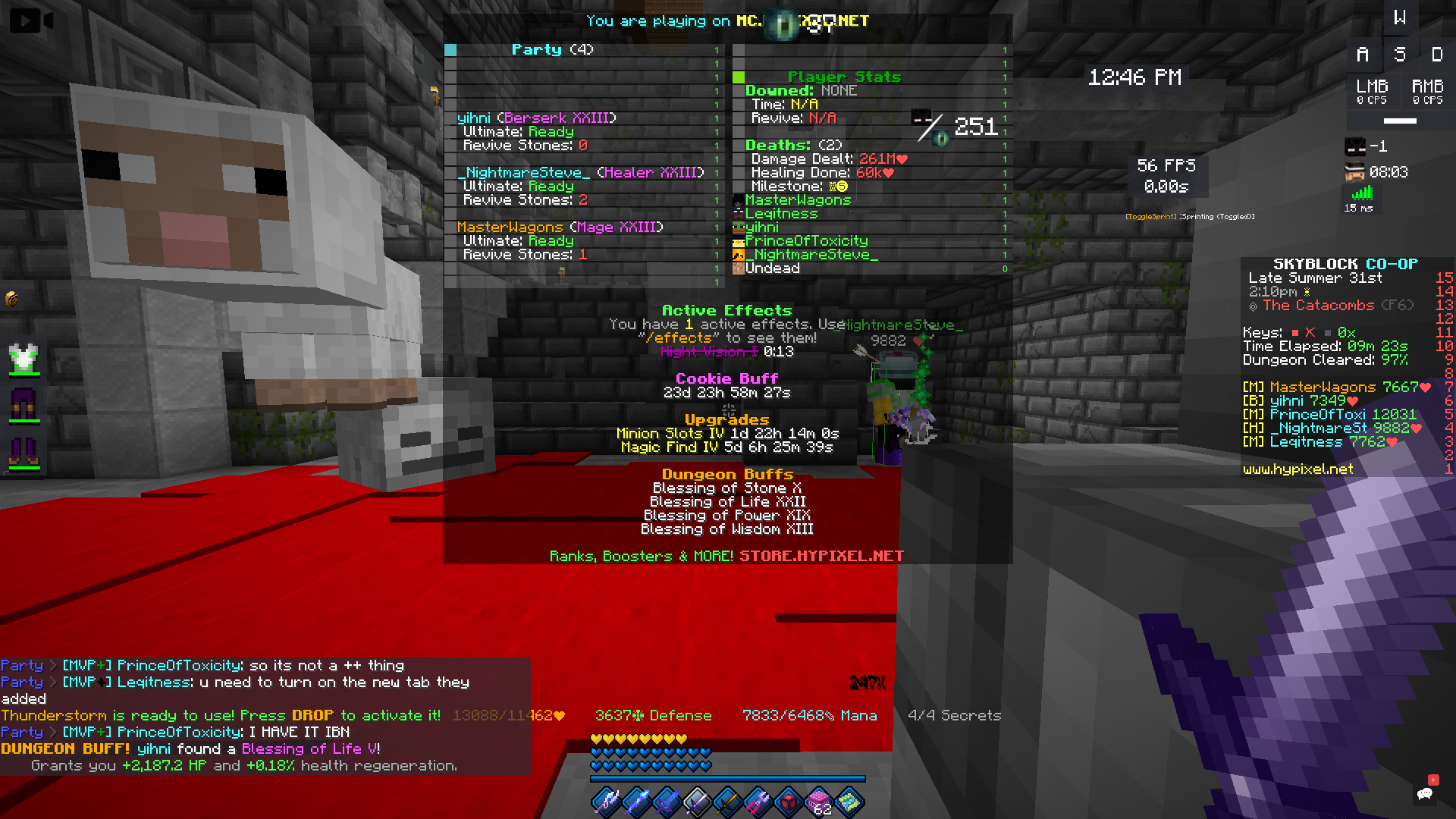 My tab in dungeons is bugged | Hypixel Forums