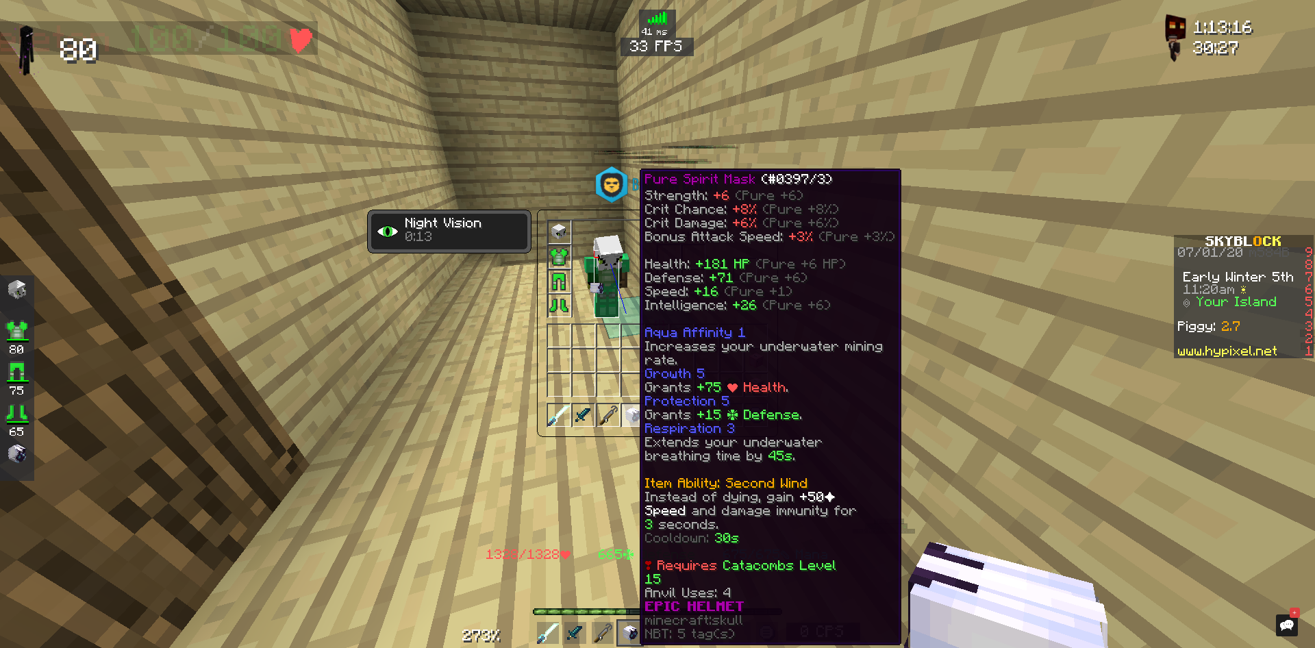 (thing) spirit mask requires catacombs level 15 | Hypixel - Minecraft ...