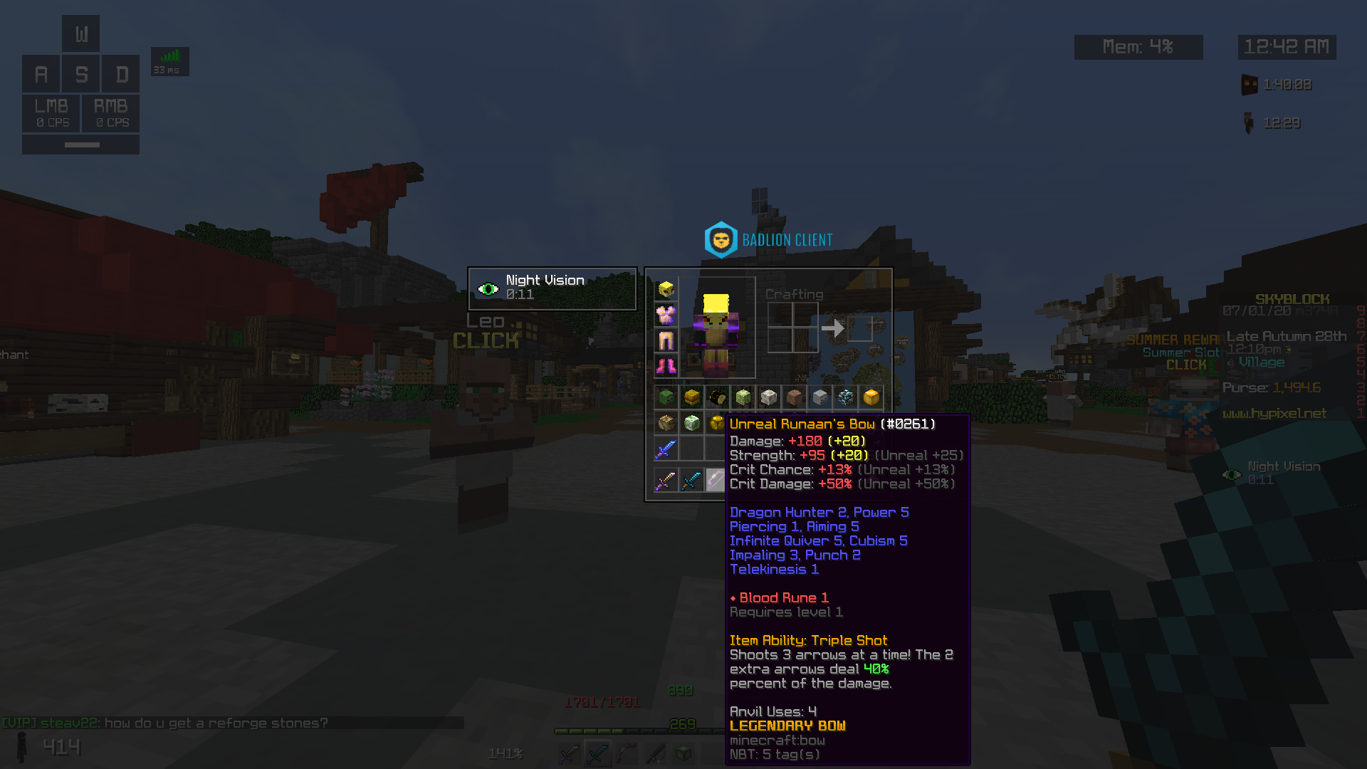 Skyblock Reforge update 0.7.11 best reforges! [GUIDE] | Hypixel Forums