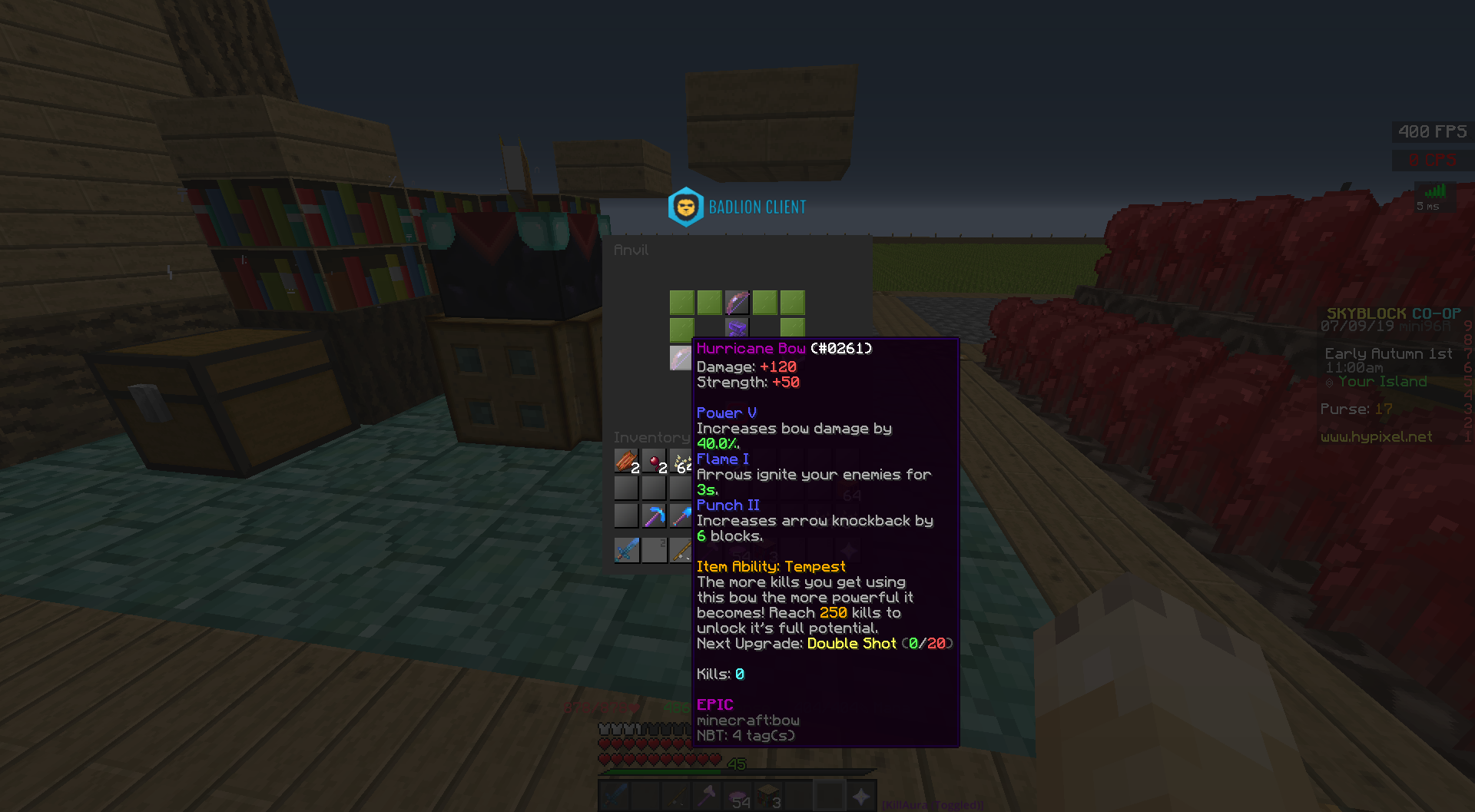 cant put telekinesis on bow | Hypixel Forums