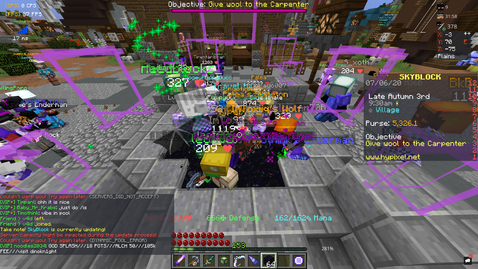 everybody be vibing in the spawn portal pool | Hypixel Forums