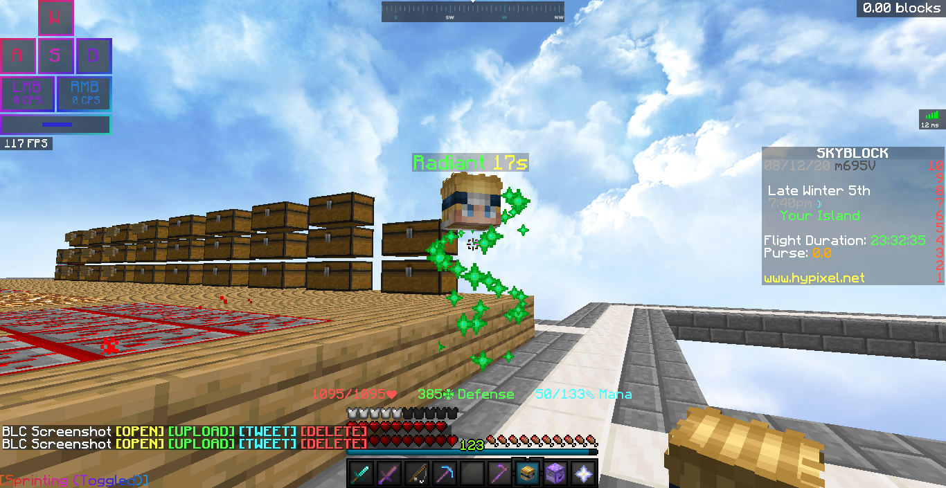 My Radiant Power Orb has a skin lmao | Hypixel - Minecraft Server and Maps