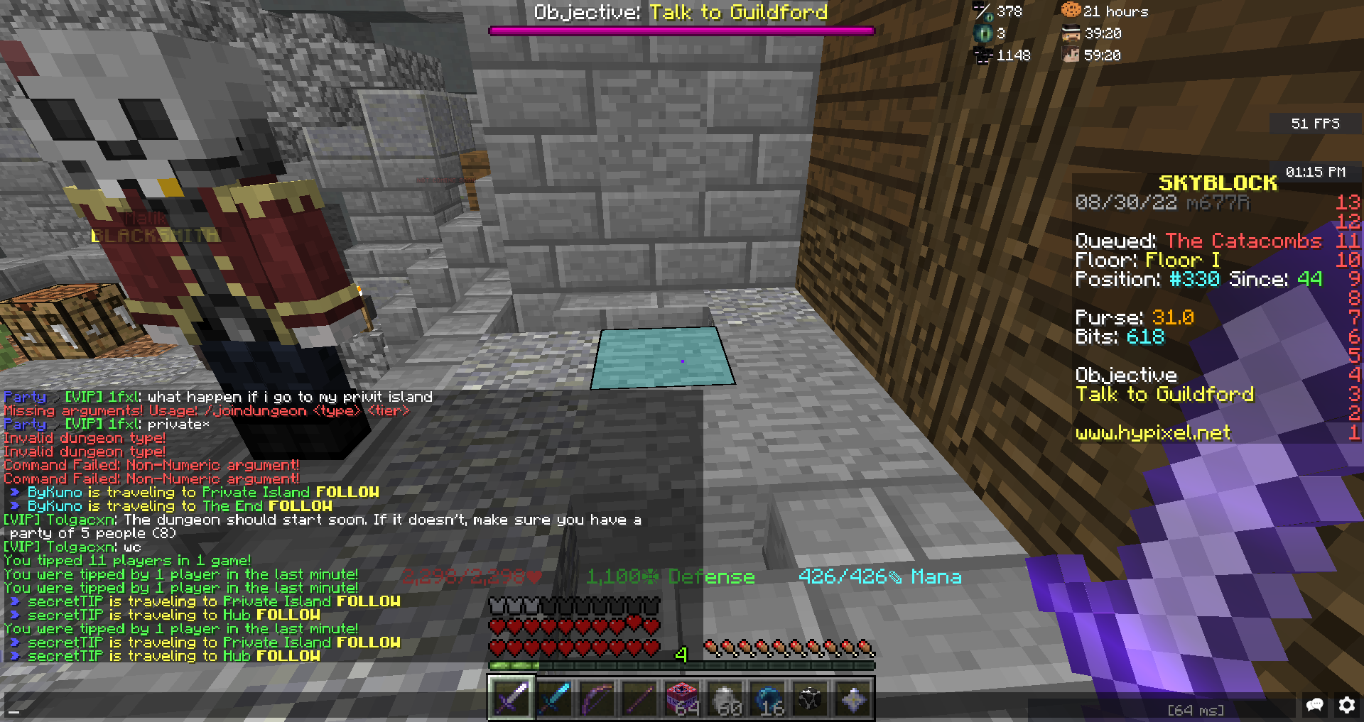 Dungeon Queue Failiure | Hypixel Forums