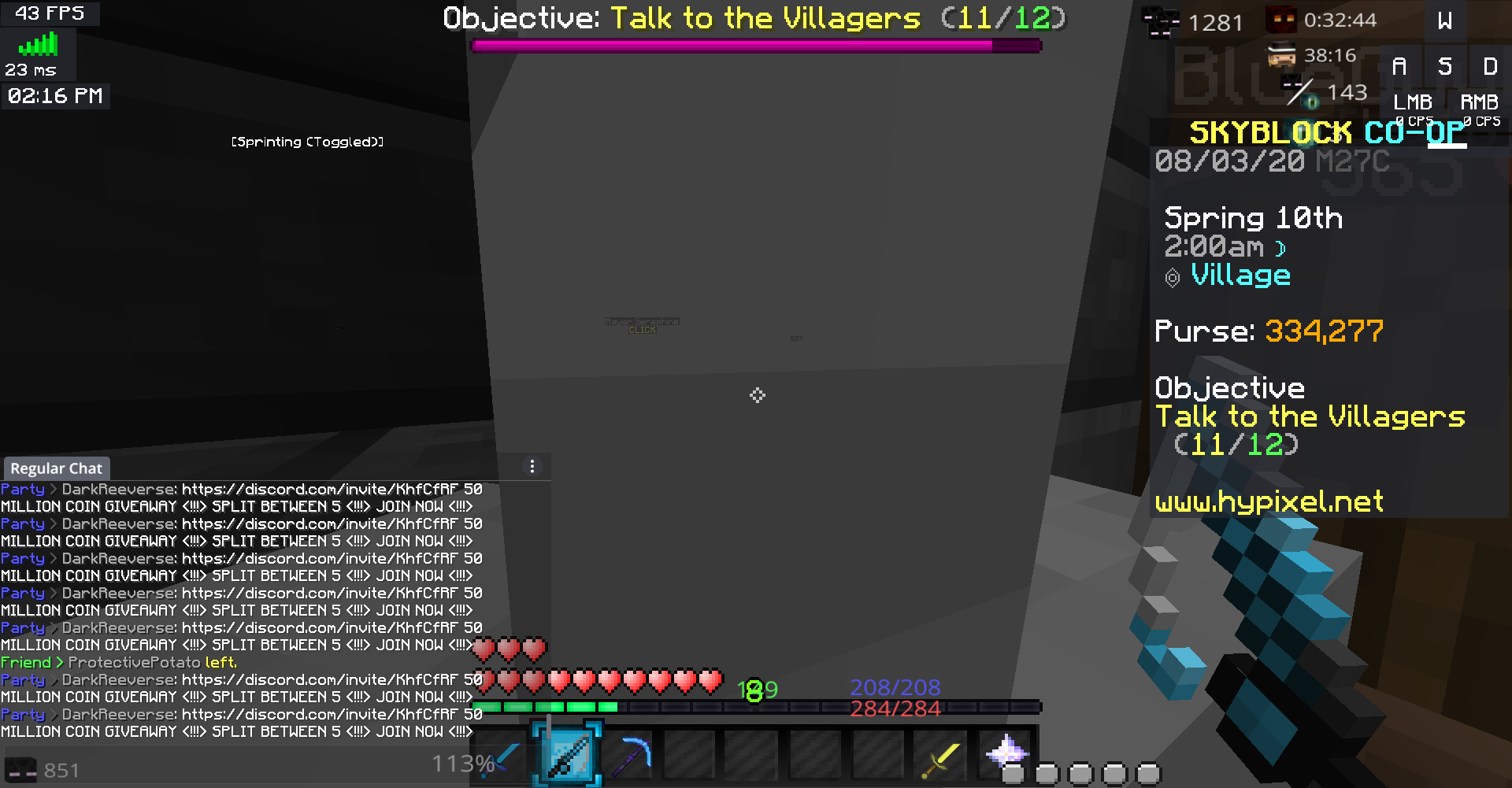 I cant report this person | Hypixel Forums