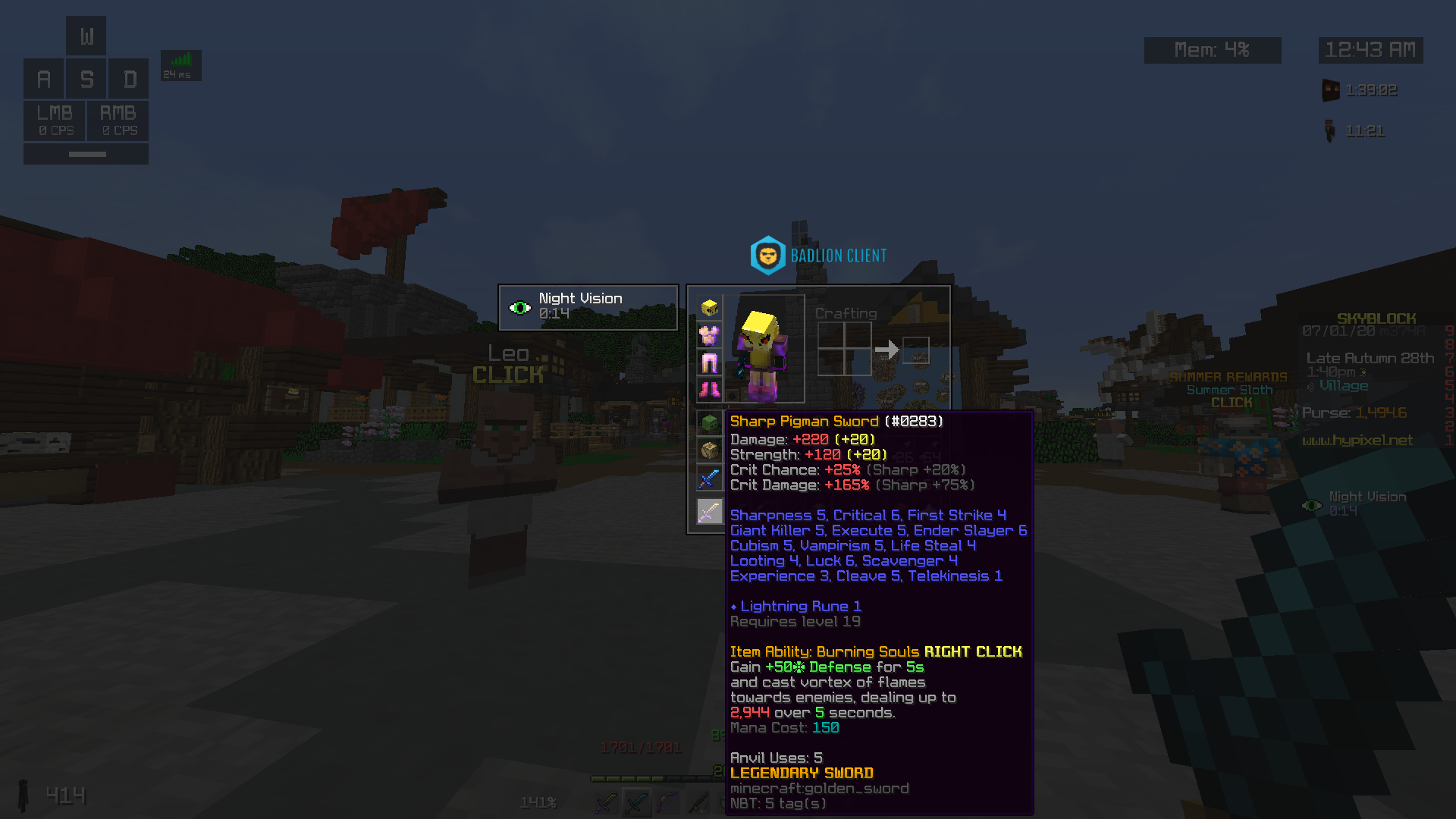 Skyblock Reforge update 0.7.11 best reforges! [GUIDE] | Hypixel Forums