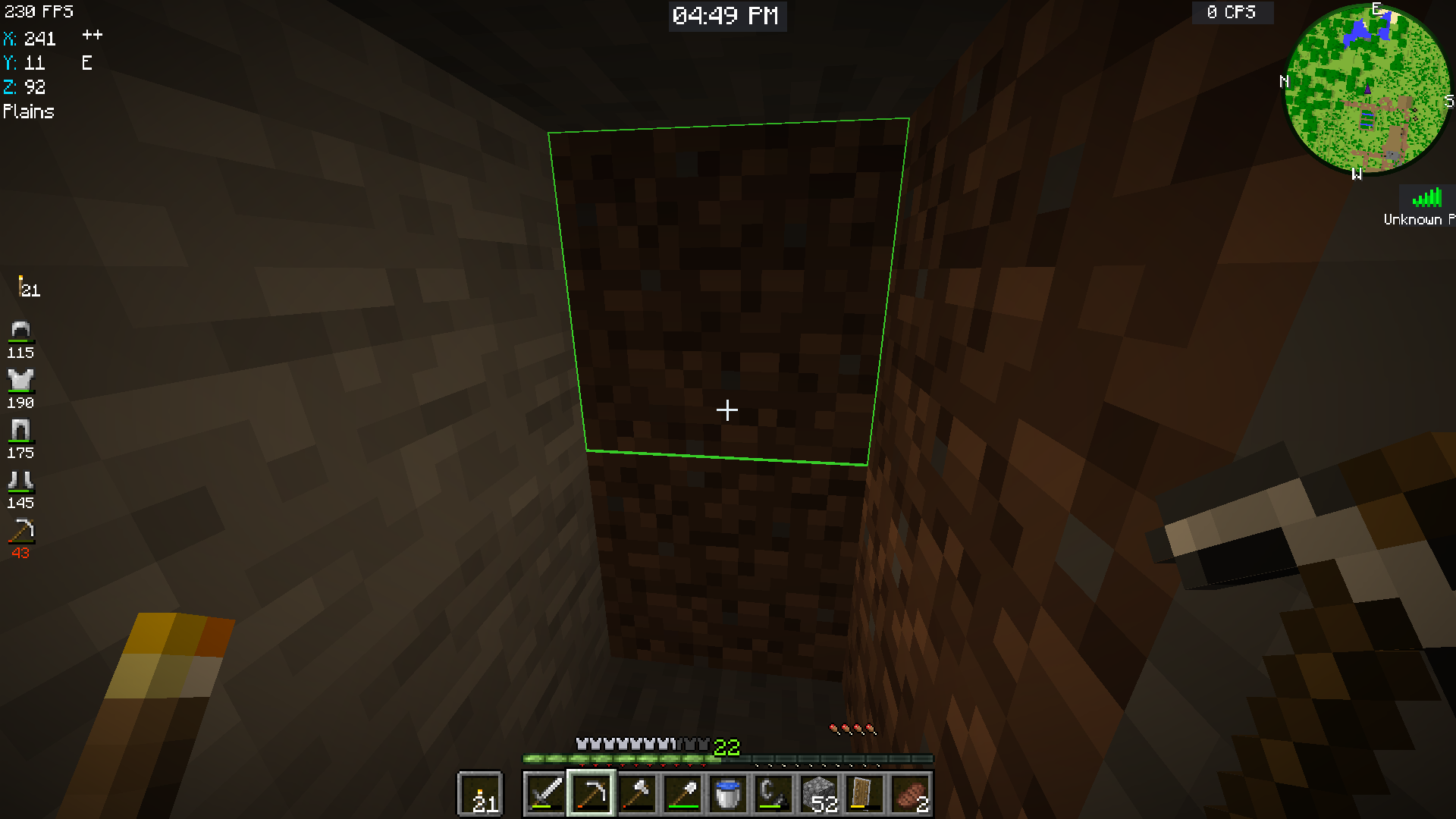 Health & Hunger Bar glitched in my hotbar (screenshot) | Badlion