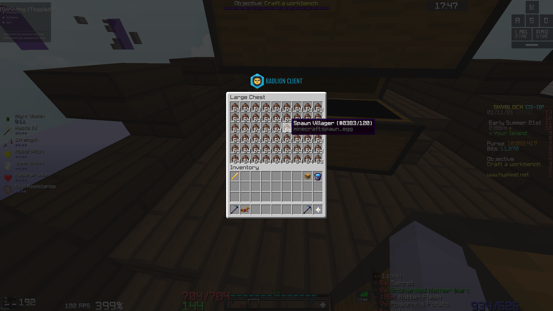 Selling villager spawn eggs | Hypixel Forums